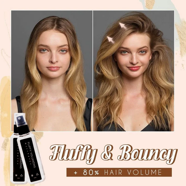 BROWSLUV™ Fluffy Volumizing Hair Spray | Achieve up to 80% more volume