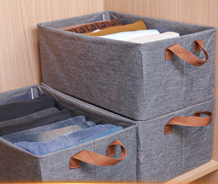 BROWSLUV™ Steel Framed Clothes Storage Box Collapsible